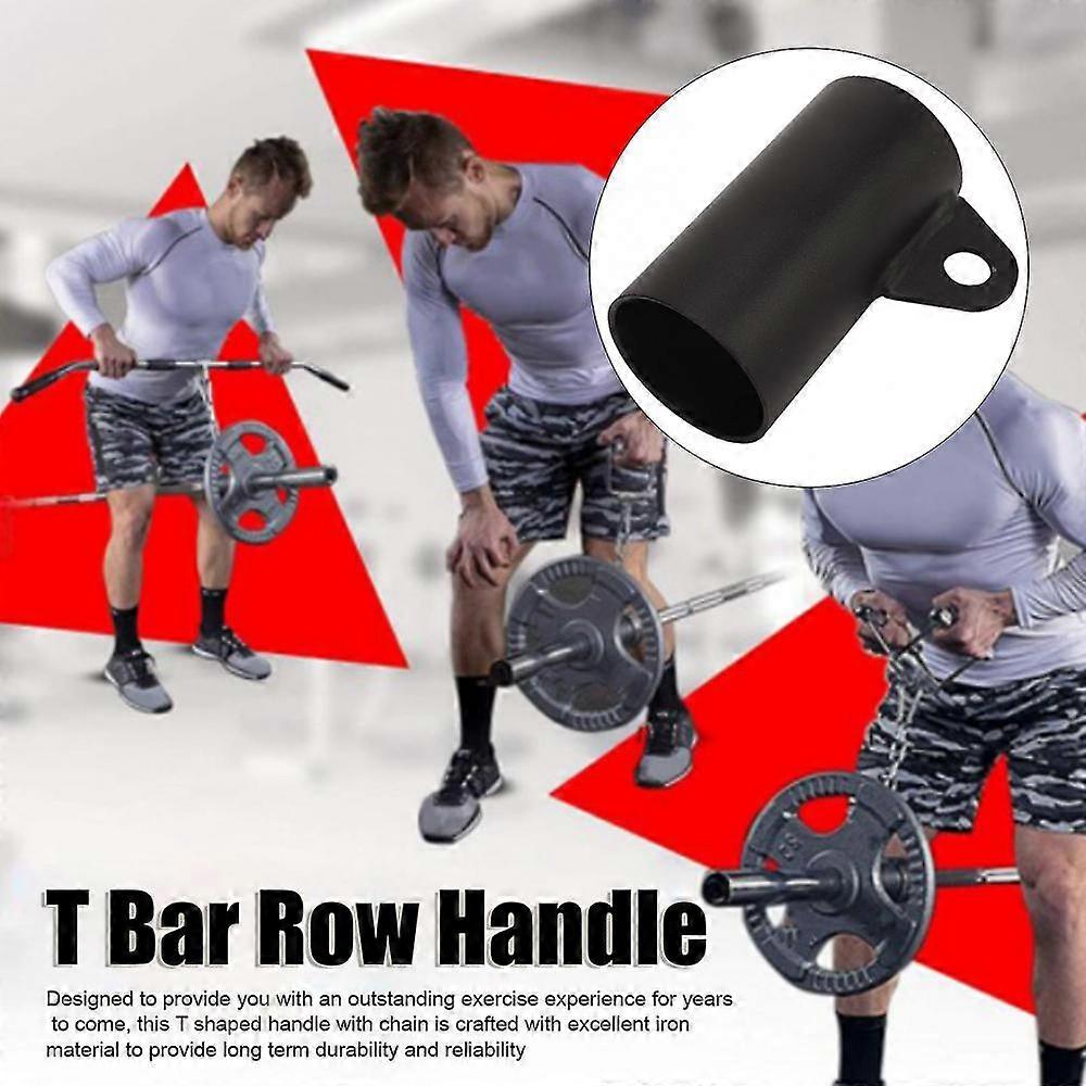 T Bar Row Handle Landmine Attachment Barbell Bars Platform With Chain ...