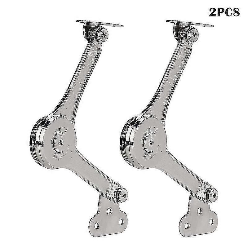 2PCS Heavy Duty Lid Support Hinges Soft Close Folding Lid Stay Hinge ...