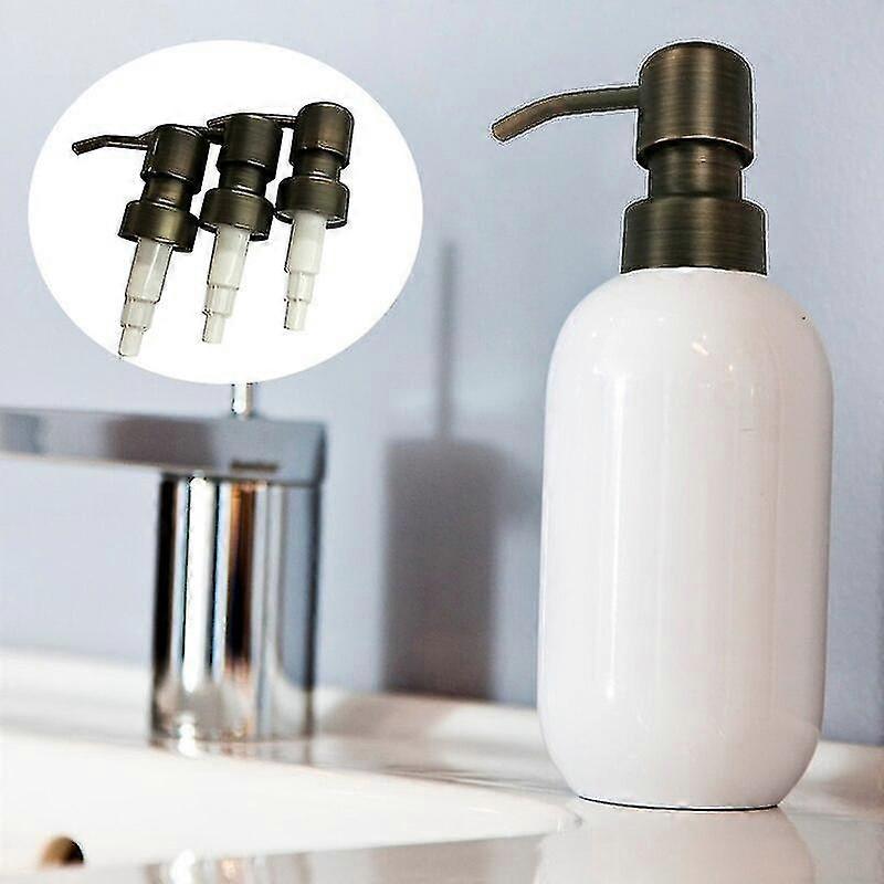 1pcs Metal Soap Dispenser Pump Soap Bottle Head Replacement Bathroom ...