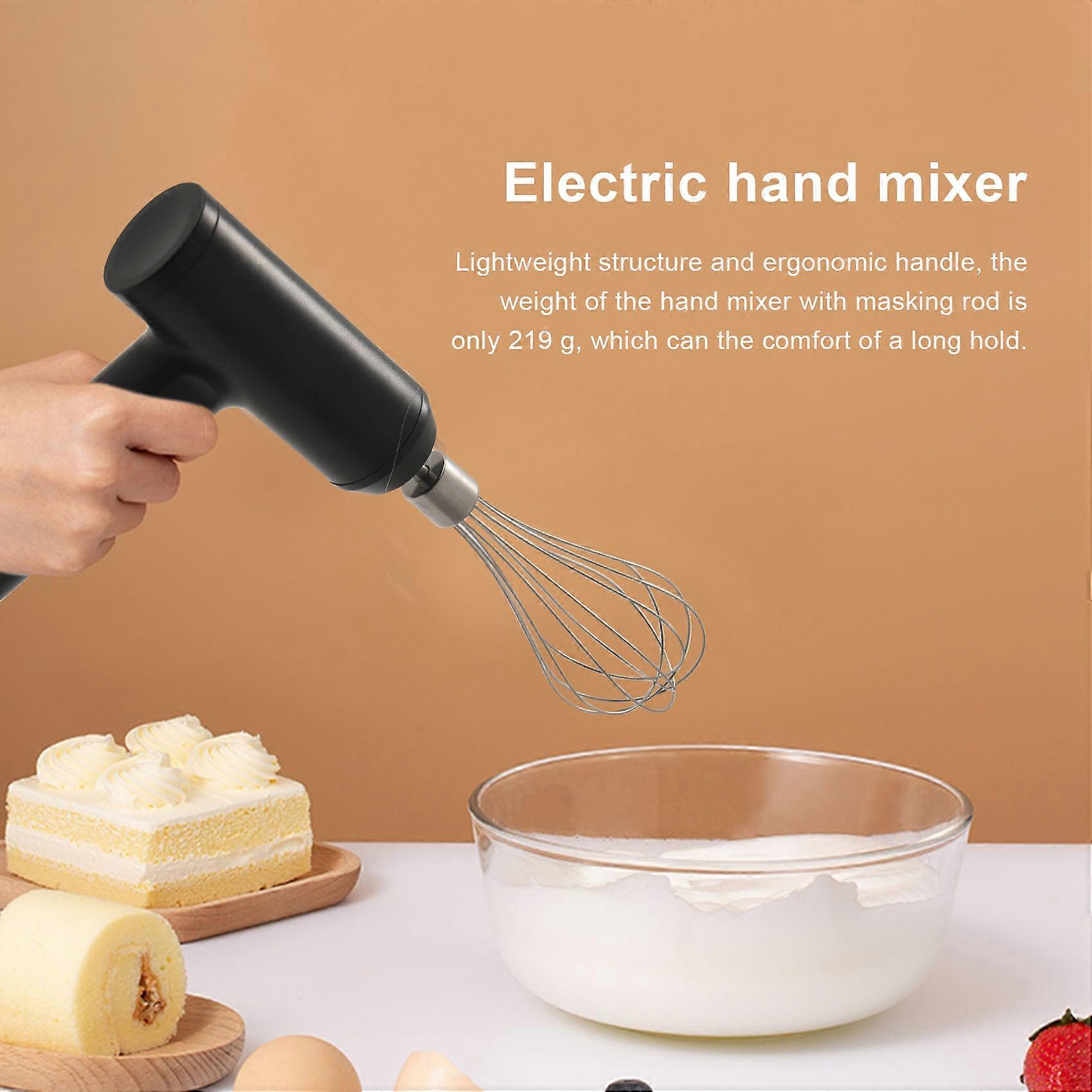 Hand Mixer Electric Wireless,Mixer Hand Mixer,USB Rechargeable,Portable ...