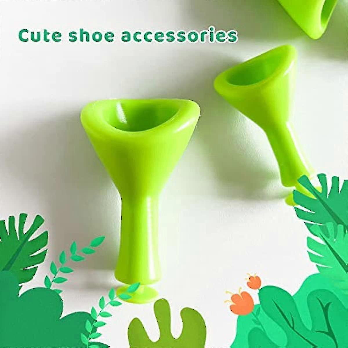 10pcs Cartoon Ear Shoe Ch , Mini Shrek Ears Shoe Ch For Crocs, Cartoon ...