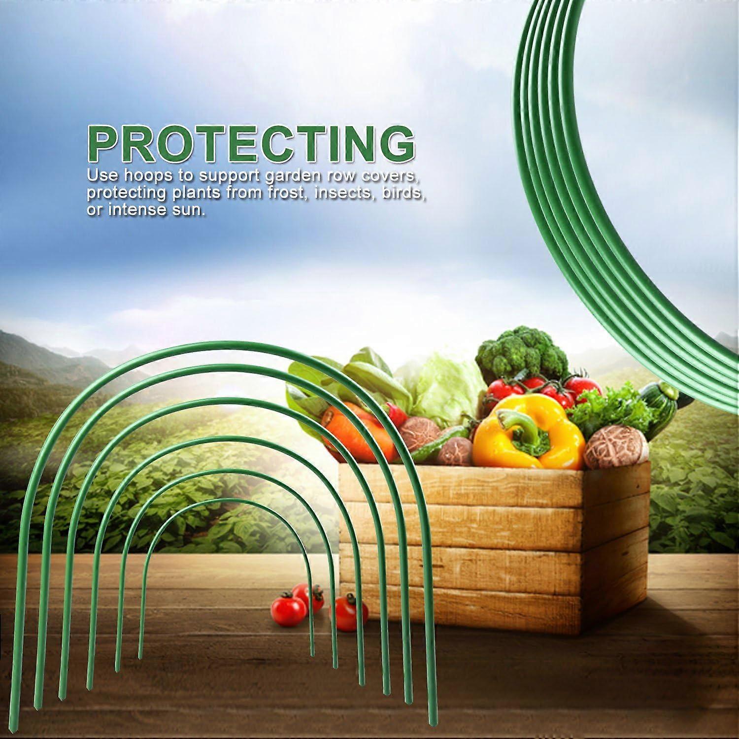 Greenhouse Hoops, Plant Support Garden Stakes, Gardening Supplies Hoop ...