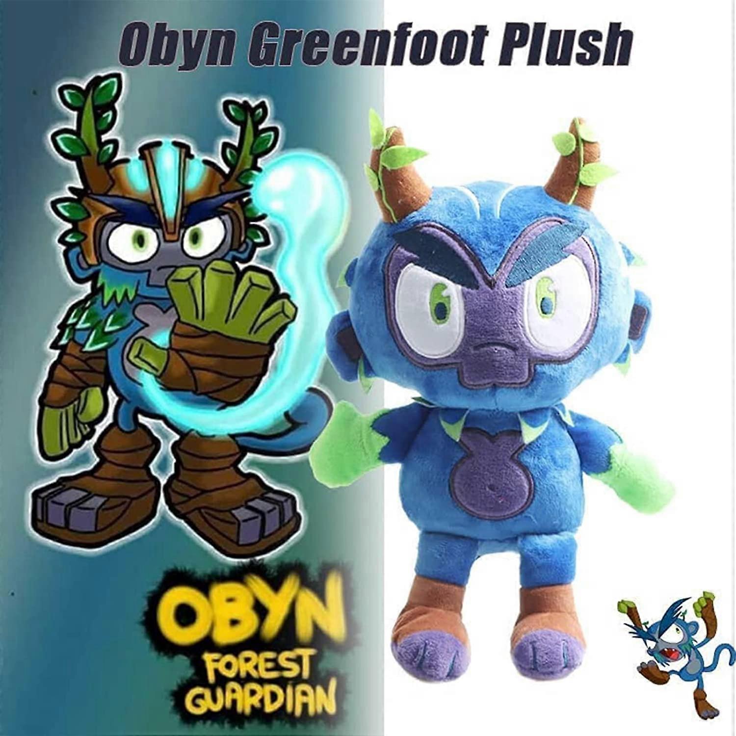 Obyn Greenfoot Plush, Dart Monkey Plush, Bloons Monkey Plushies, Monkey ...