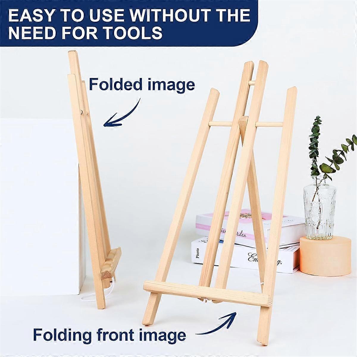 2pcs 17 Inch Tabletop Easels,Easel Stand for Painting,Painting Party ...