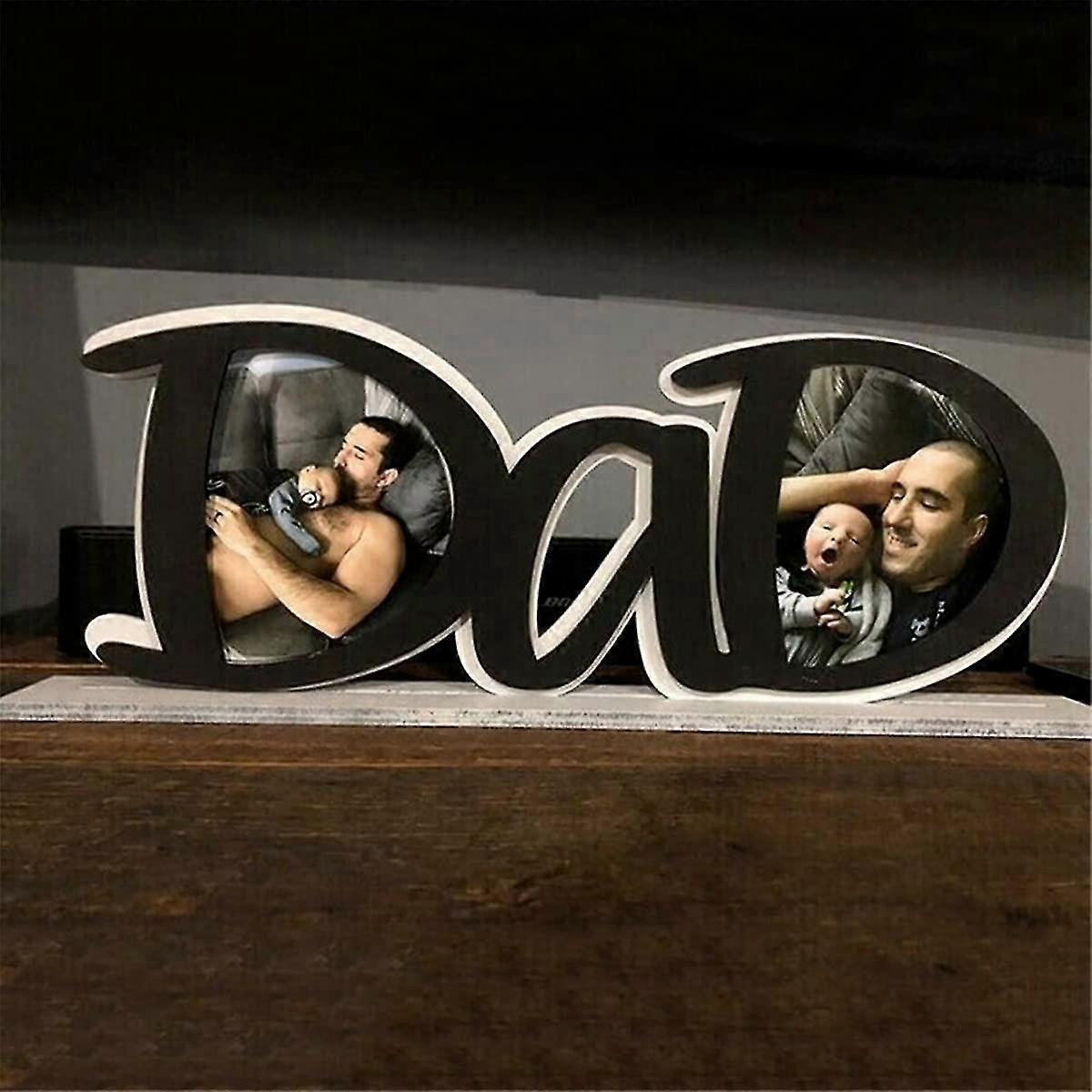 Father's Day Photo Frames Letter Shape Picture Frame Photo For Father ...