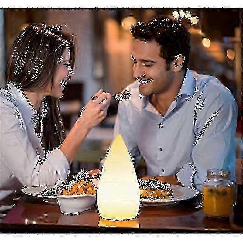 Rechargeable Wireless Led Table Lamp, Ip54 Teardrop Sauna Lamp Dimmable ...