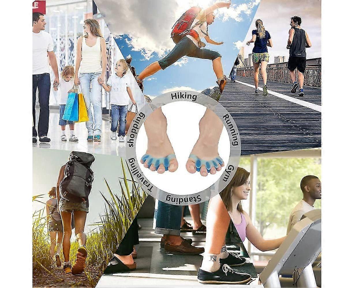 Premium Gel Toe Separators & Stretchers - Bunion & Hammer Toe ...