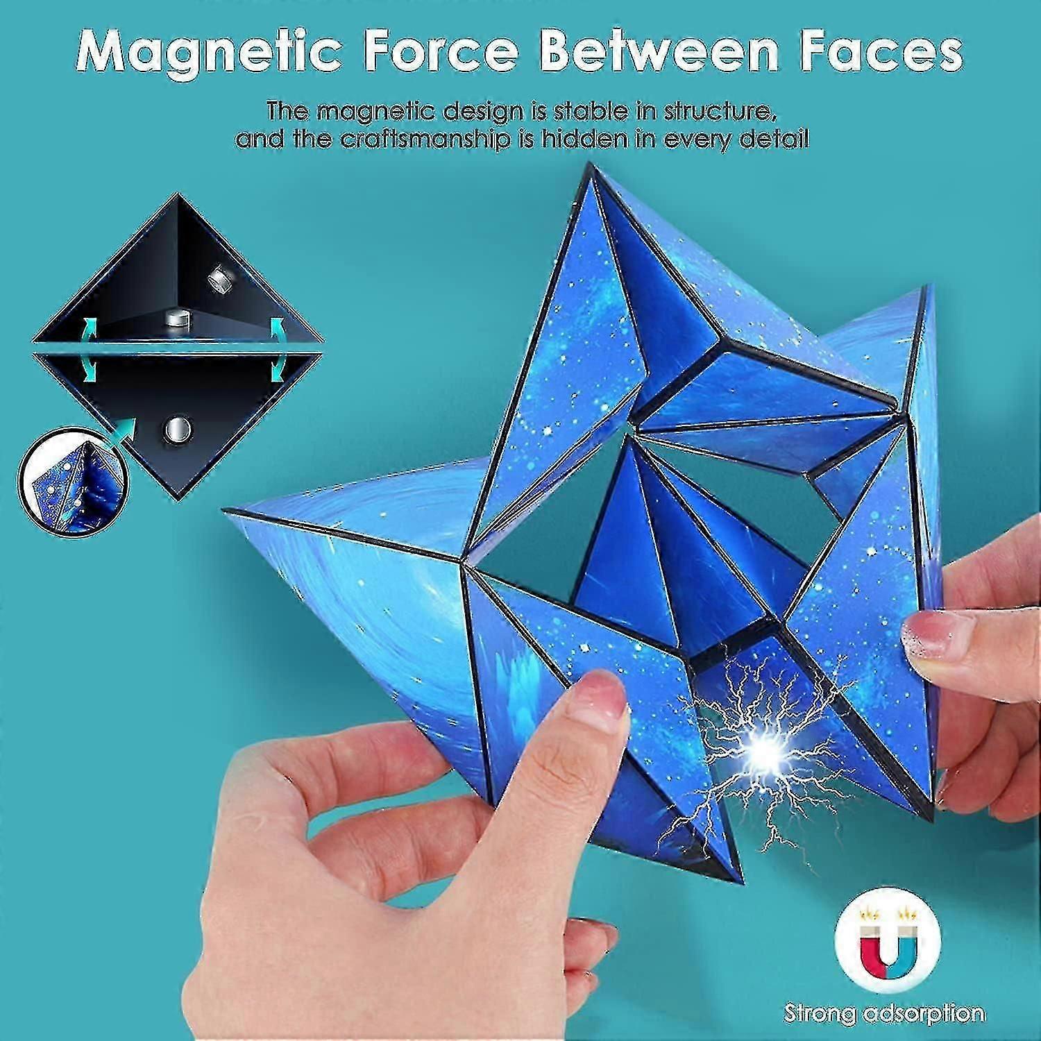 Magic Cube, Magic Puzzle Cube, Transforming Cubes, Magic Star Cube, 3d ...