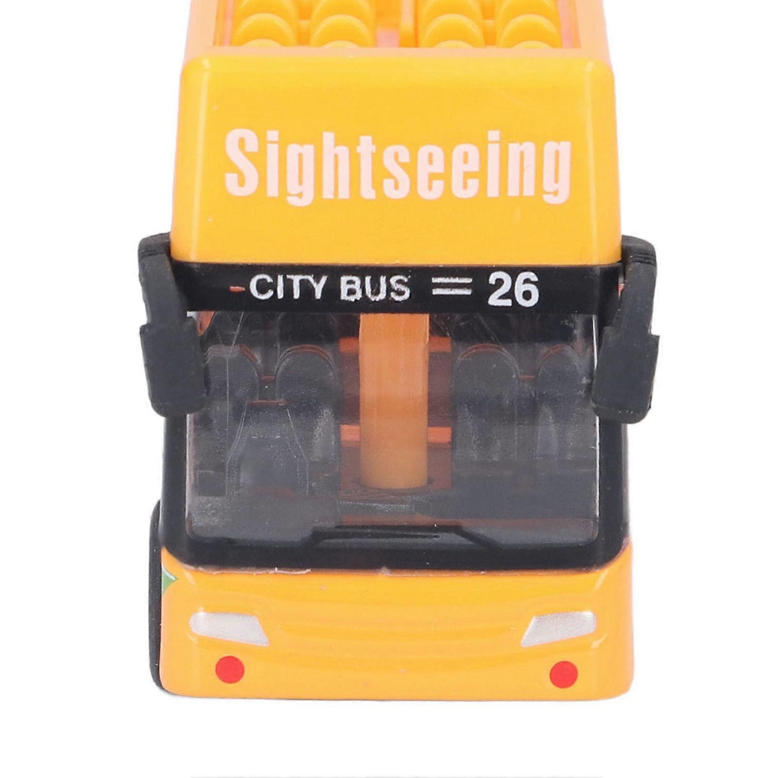 Children Alloy Convertible Bus Model High Simulation Metal Pull Back ...