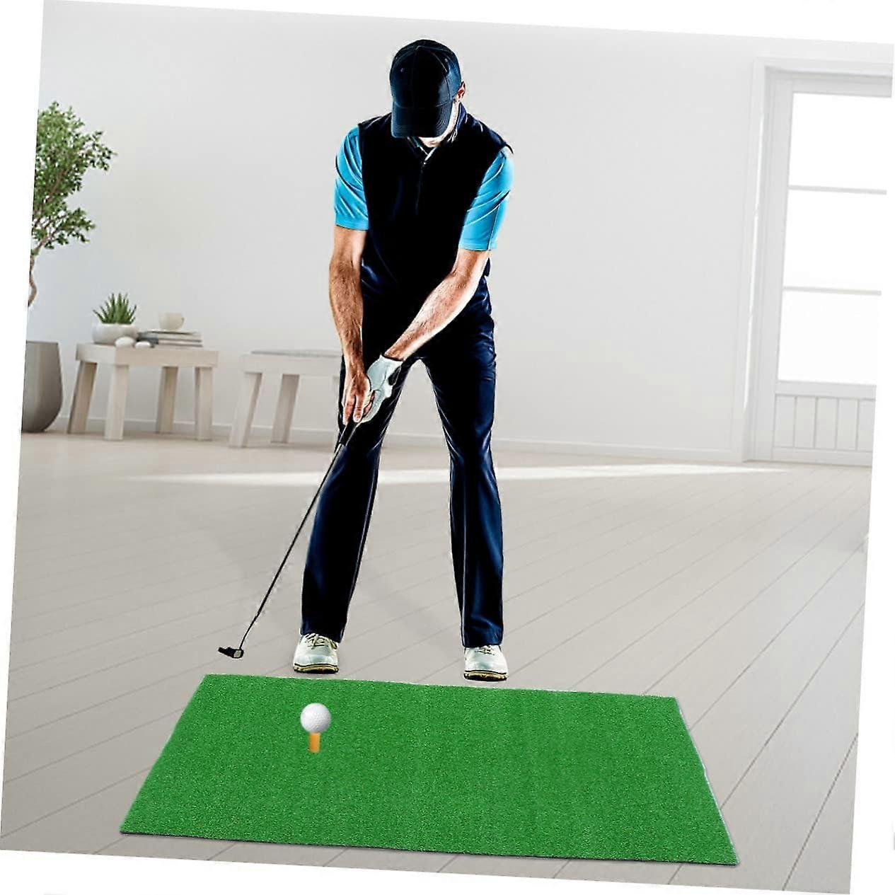 Indoor Golf Swing Practice Mat 50x80cm Portable Mini Hitting Pad for ...