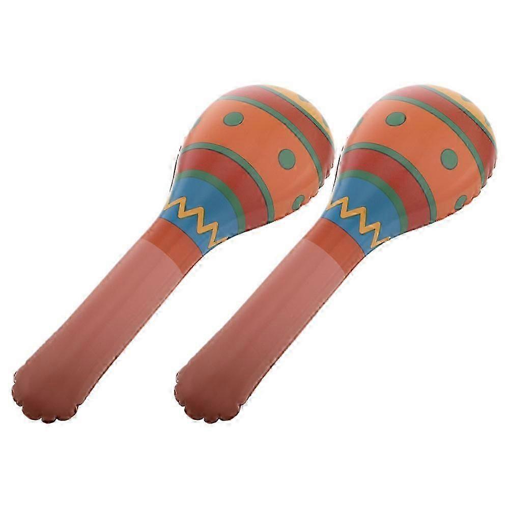 Inflatable Musical Maracas Toy For Children's Party Decorations Light ...