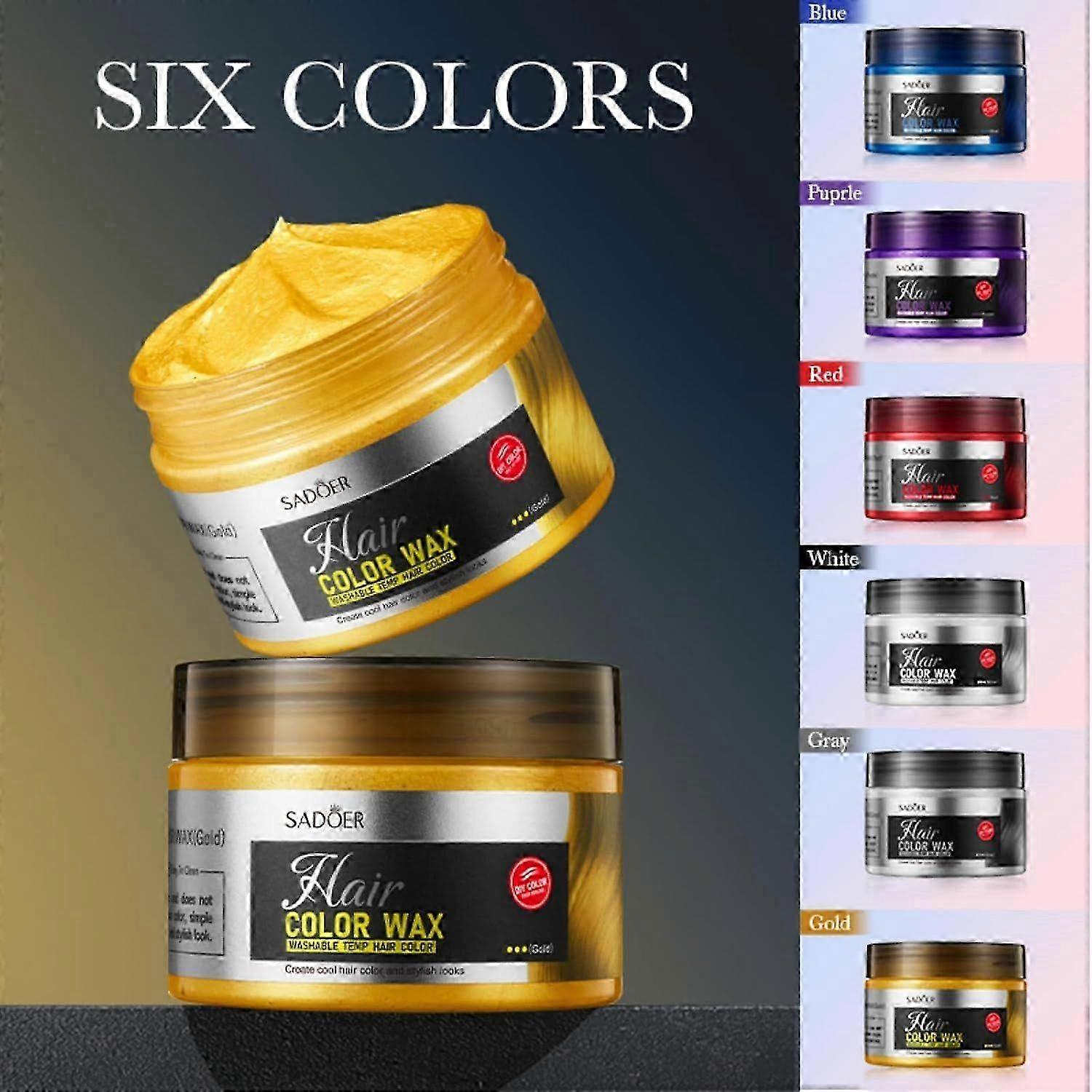 Temporary Hair Dyeing Wax, Hair Color Wax, Hair Dye Wax, Temporary Hair ...