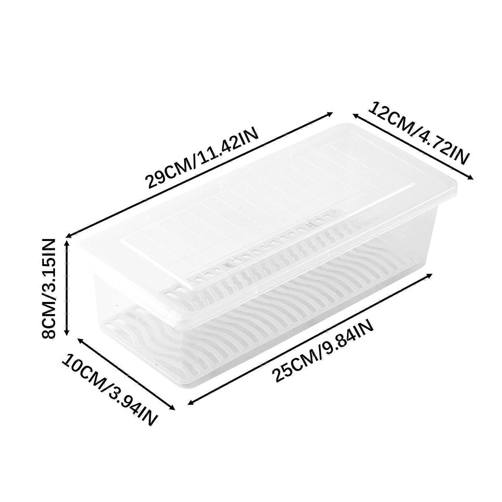 Quinlirra Fresh Food Protector, Large Fish Meat Bacon Storage Box, Non ...