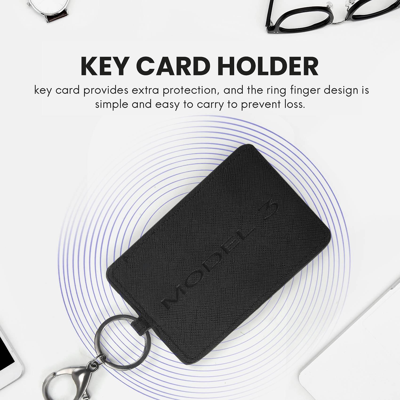 Key Card Holder For Tesla Model 3, Anti-dust Light Leather With ...