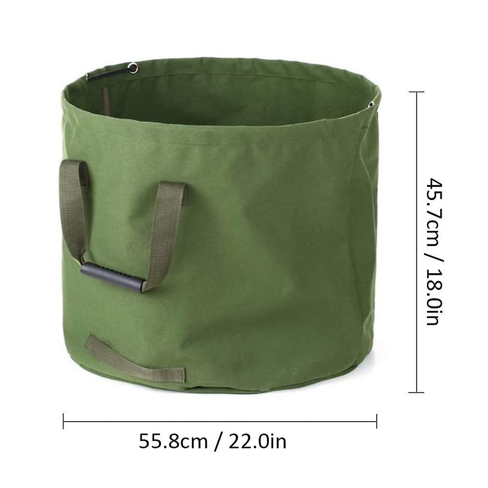 Garden Waste Bag Collapsible Canvas Reusable Water Resistant Garden ...
