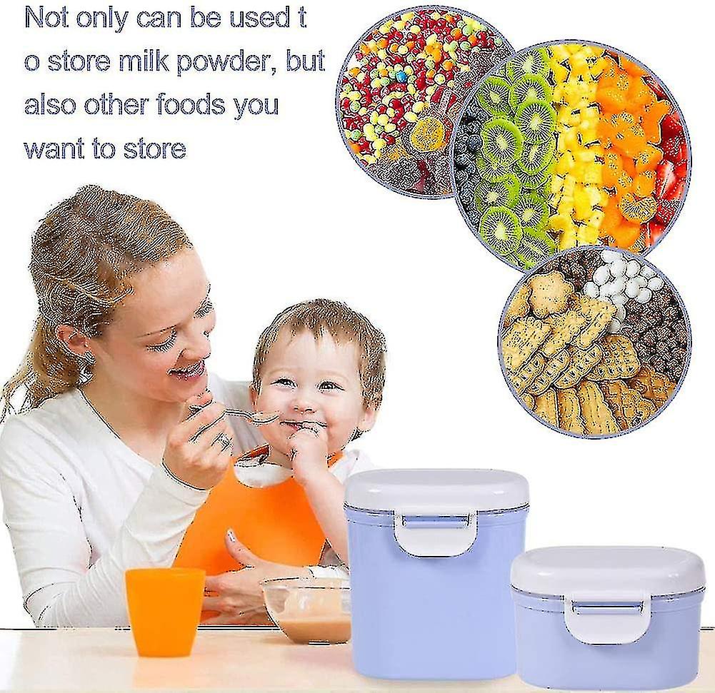 2 Pieces Milk Powder Dosing Box, Powdered Milk Box, Baby Milk Powder ...