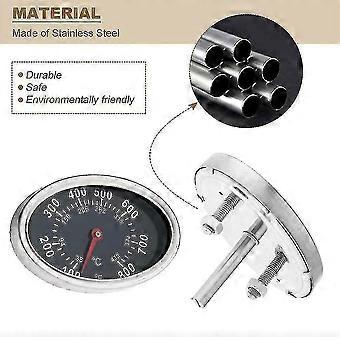BBQ Grill Lid Thermometer Heat Indicator Replacement Master For ...