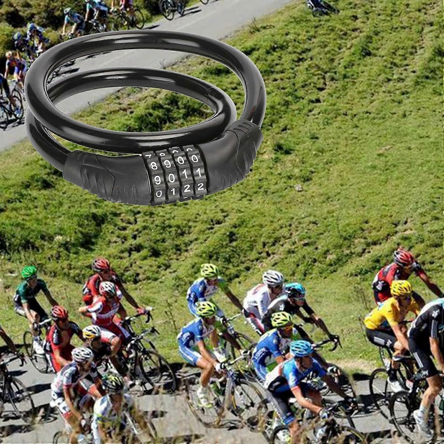 Bicycle Lock Cable Lock Steel Cable, Anti-Theft Bicycle Cable Lock ...