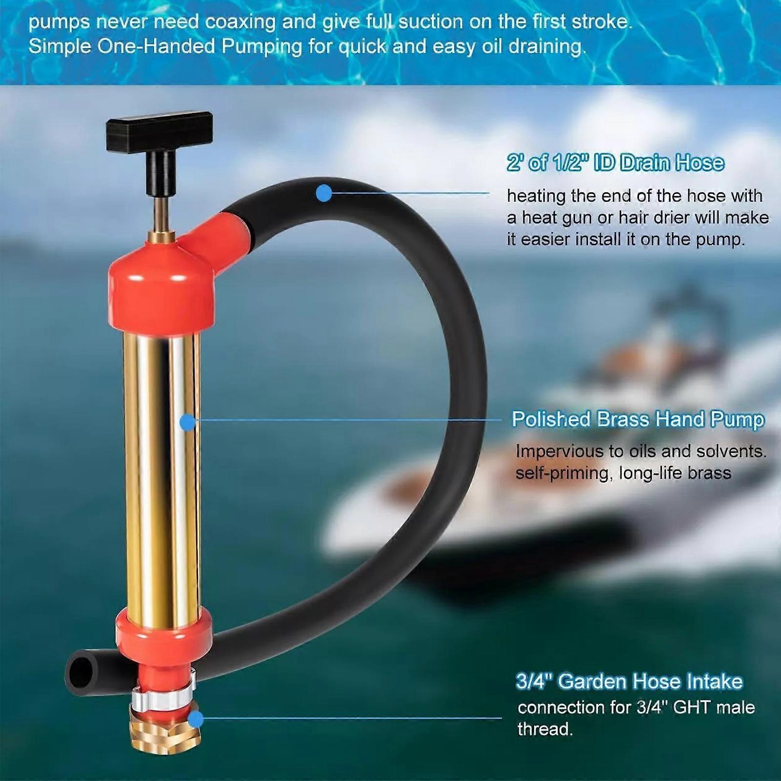 Marine Engine Oil Drain Hand Pump Boat Oil Change Pump 34060-0130 for ...