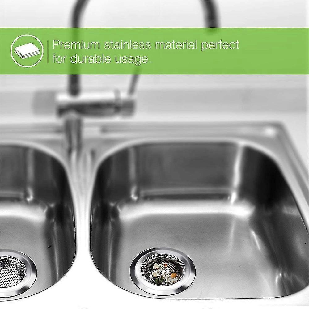 Bran Drain Sieve 2 Set, Stainless Steel Kitchen Sink Shower Bathtub ...