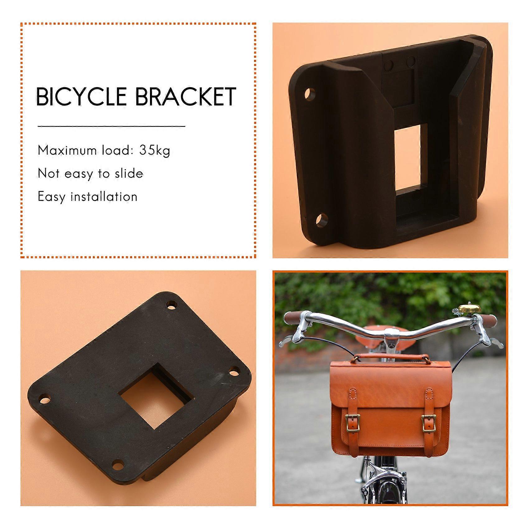 Bike Carrier Block Adapter for Folding Bike Bag Rack Holder Front ...