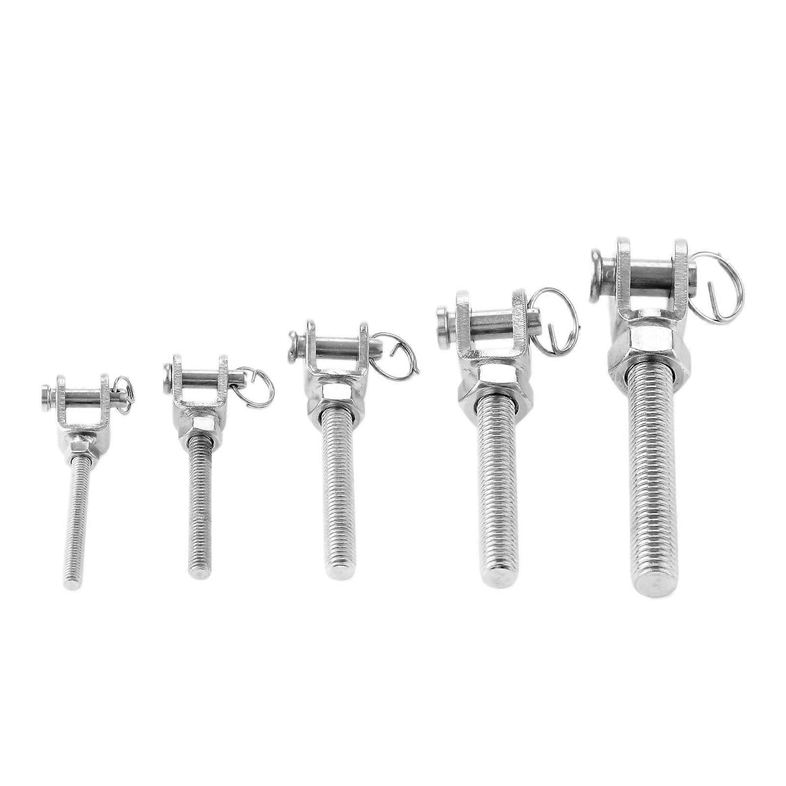 1Pc M5 M6 M8 M10 M12 304 Stainless Steel Jaw Open Bolt & Nut ...