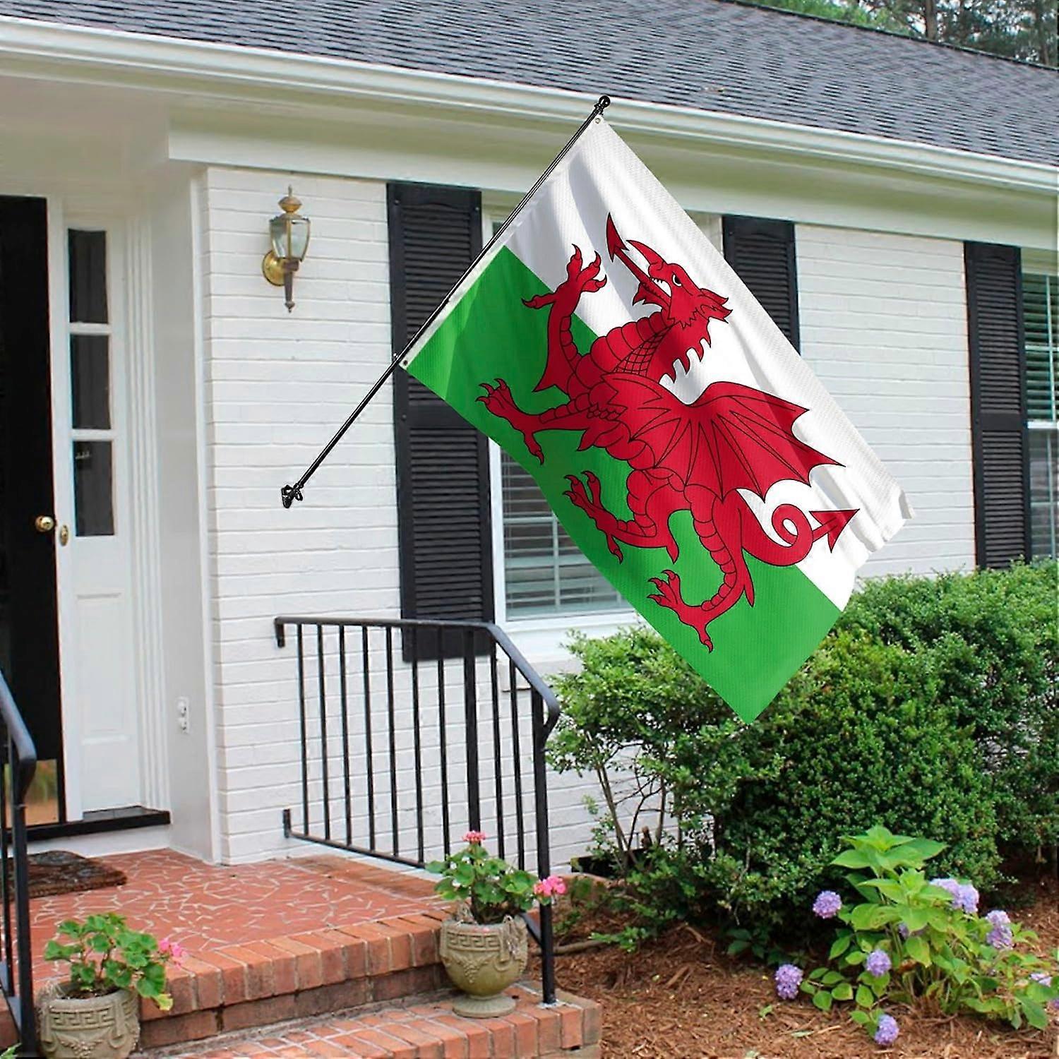 Welsh Flag Wales Flag Cymru Welsh Dragon Flag Double Seam 2 eyelets ...