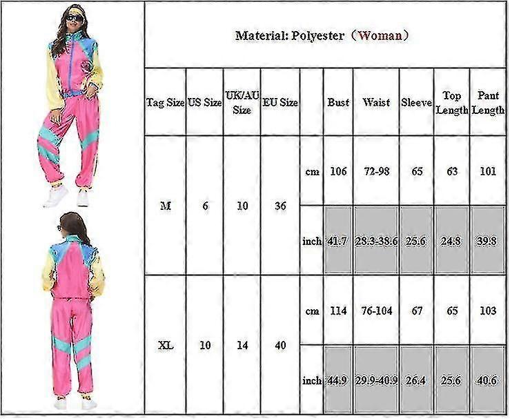 80s/90s Shell Suit Party Dress Costume, Retro Tracksuit, 90s Hip Hop ...