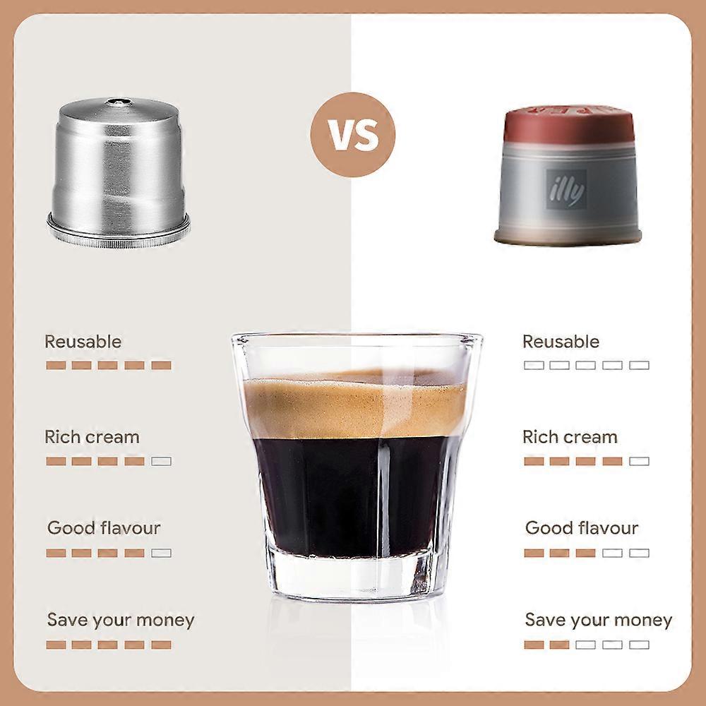 Reusable Coffee Capsule Fit for illy X7,illy Y3,illy Y5 Machine ...