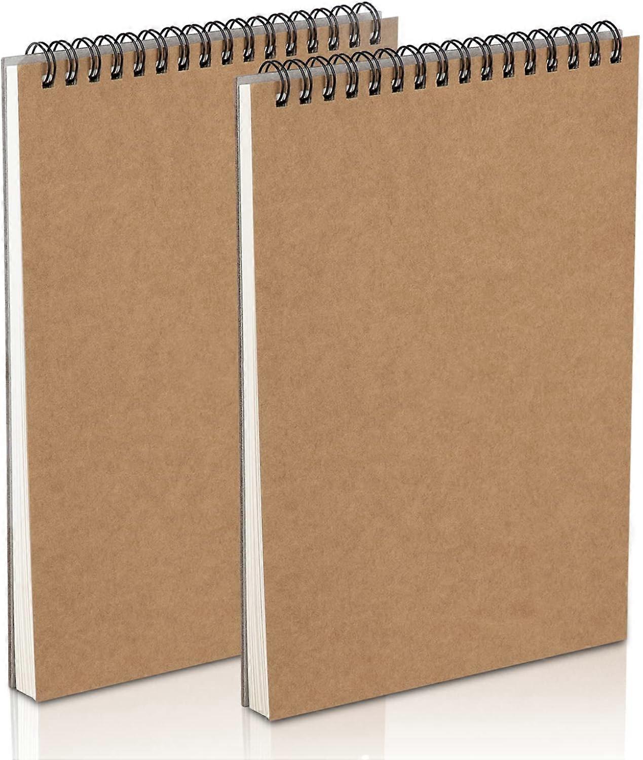A5 Sketchbook Drawing Notebook 50 Sheets, Drawing Paper Spiral Bound ...