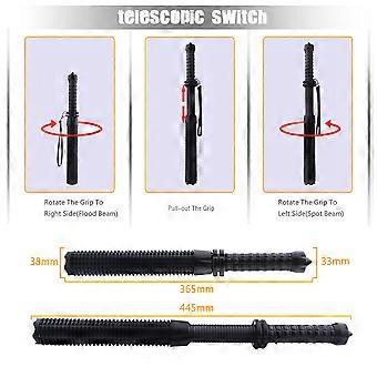 Emergency Self-defense Tactics Retractable Rechargeable LED Waterproof ...