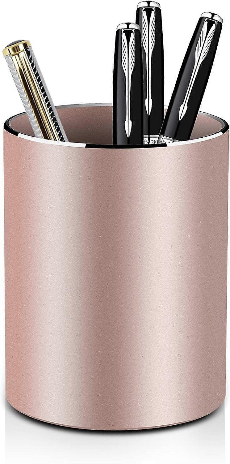 Round Pencil Holder Metal Pencil Holder Aluminum Pen Holder - For ...