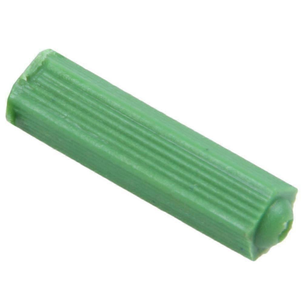 500 Pcs Green Masonry Screw Fixing Wall Anchor Plugs 6mm X 27mm | Fruugo UK