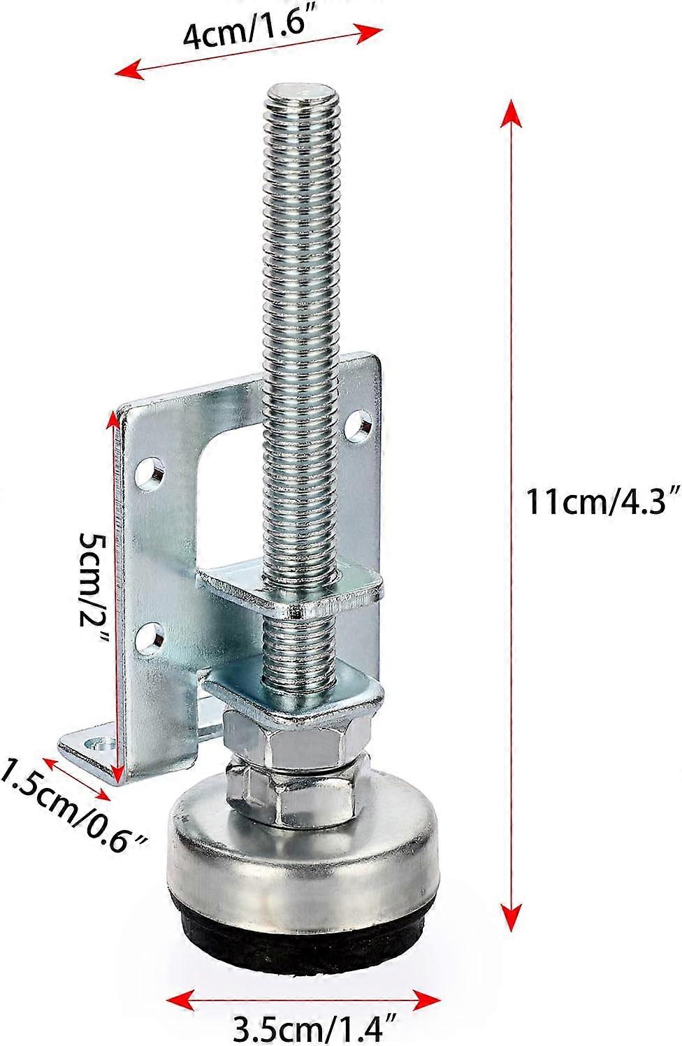 4 Packs Heavy Duty Adjustable Furniture Leveling Feets L Shaped ...