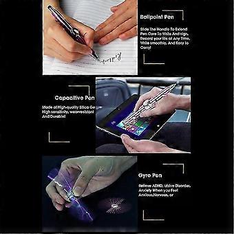 3 In 1 Sensory Toy Edc Metal Shell Fidget Spinner Pen Autism Anxiety ...