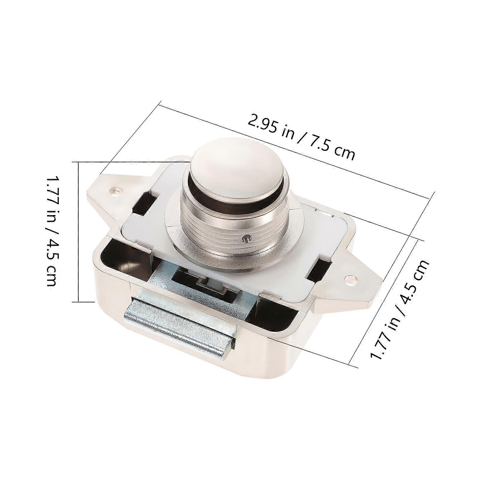 5pcs Push Button Latch Catch Push Button Lock Cupboard Door Push Button ...