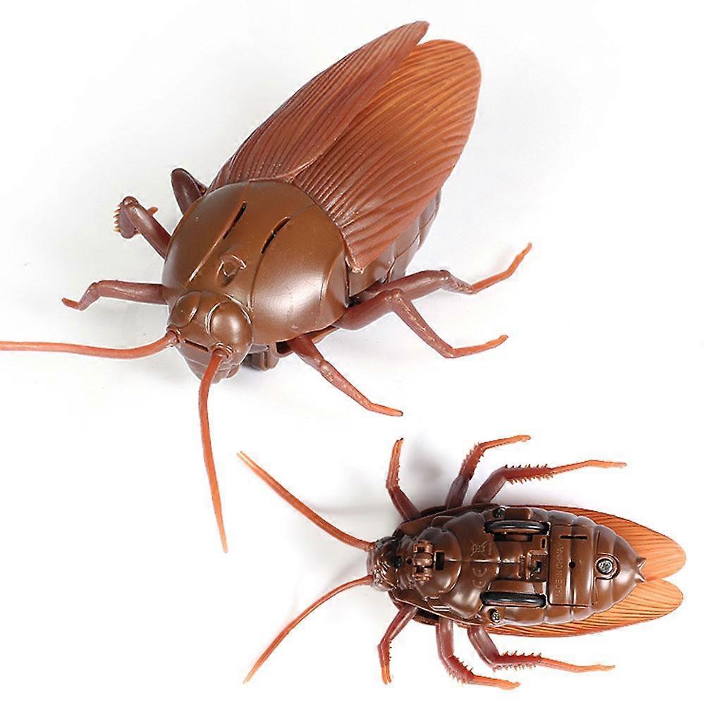 Mini Remote Control Cockroach Insects Toy Novelty RC Infrared Electric ...