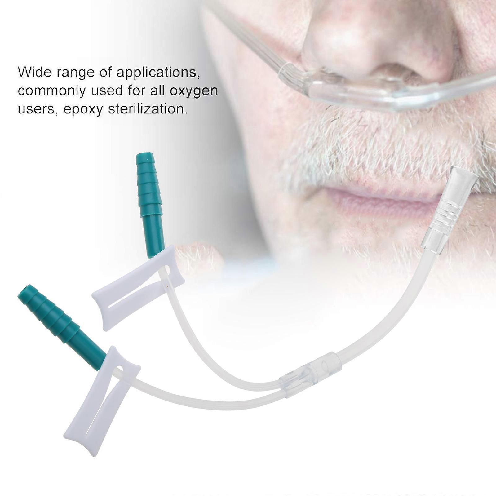 Three-Way Oxygen Tube Oxygen Tee Connector Three People Inhale Oxygen ...