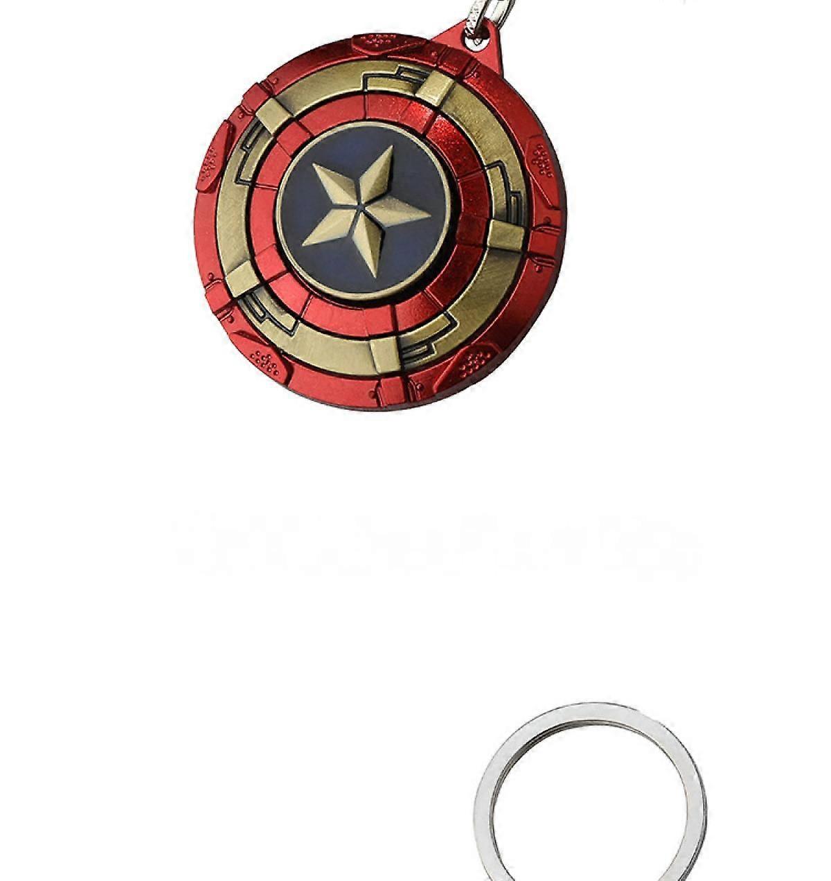 Bronze color Captain America keychain shield keychain Avengers keychain ...