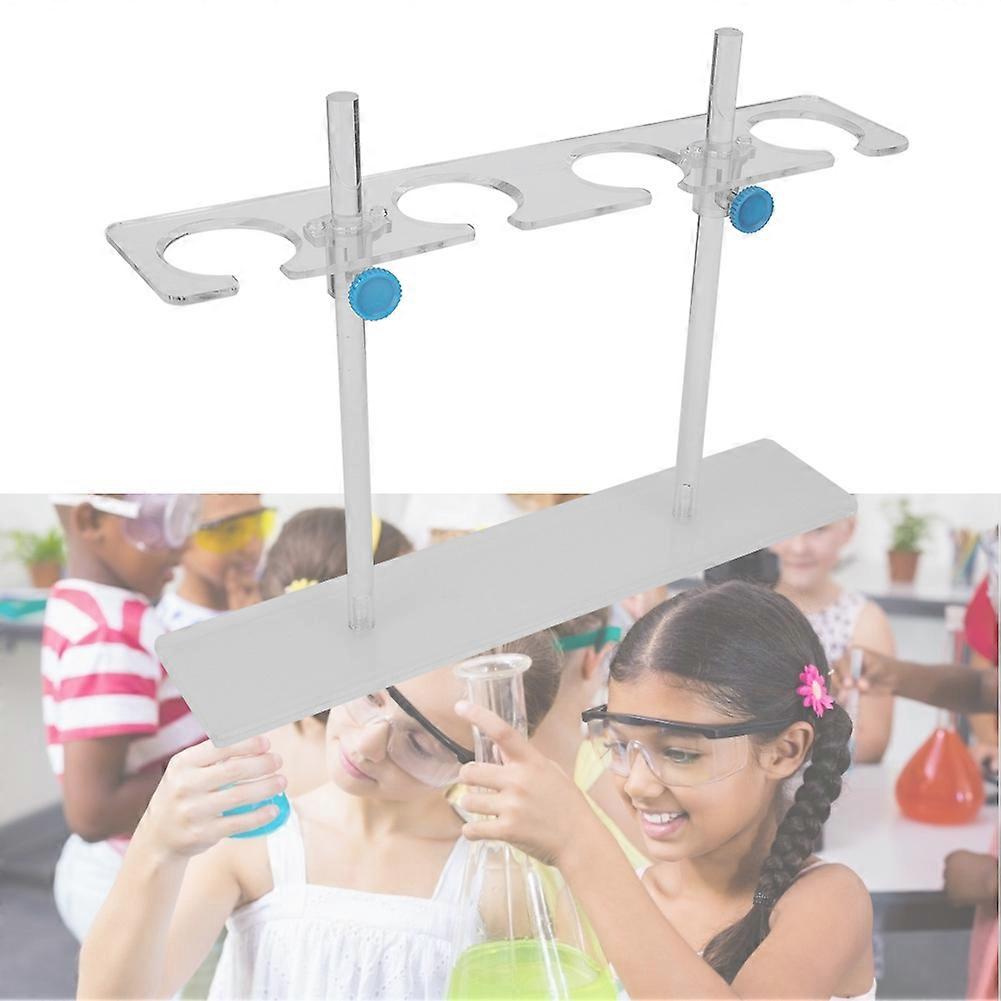 4 Holes Organic Glass Separating Test Tube Stand 2.1cm Test Tube ...