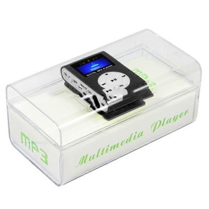 (New) TF / Micro SD Card Slot MP3 Player with LCD Screen, Metal Clip ...