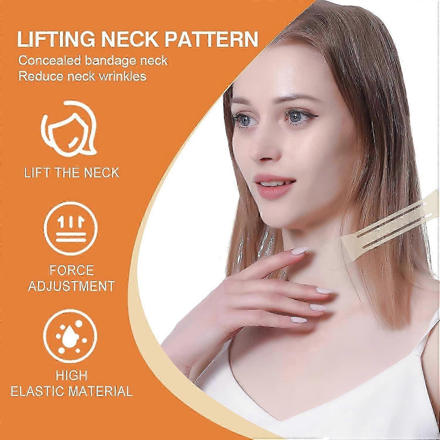 Neck Lifting Tapes, Neck Rescue Instant Correcting Strips Invisible ...