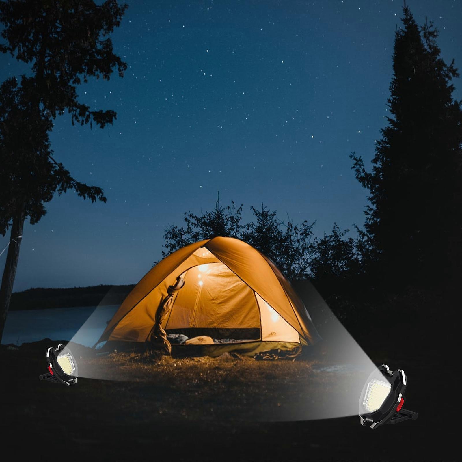 Compact Emergency Red Light Cob Lamp, Rechargeable Multi-Function ...