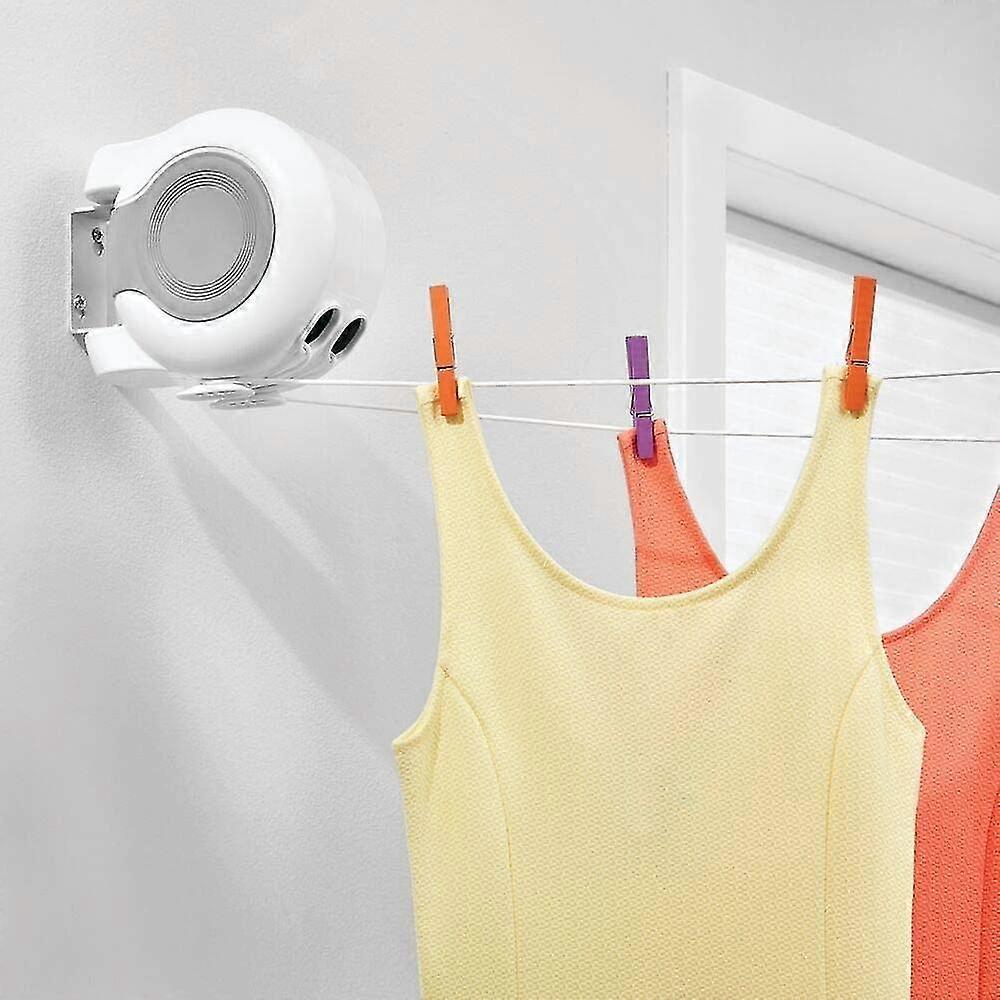 Expandable Clothesline - Wall Mounted Indoor Outdoor Plastic And Metal ...