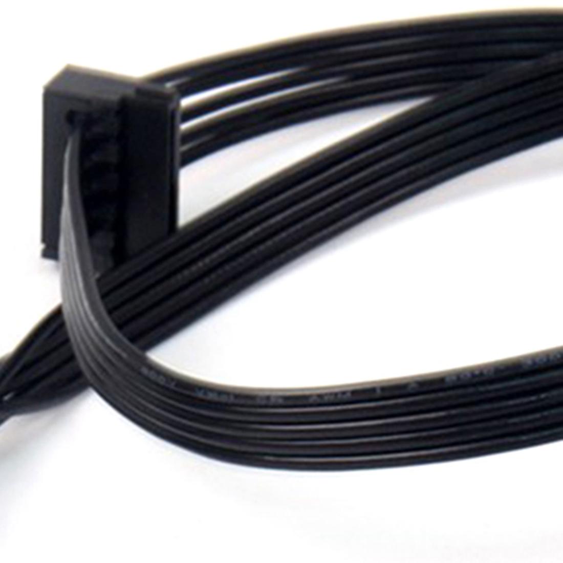1pcs Gpu Pci 6pin Male 1 To 3 Sata Ssd Supply Cable For Cx850m Cx750m ...