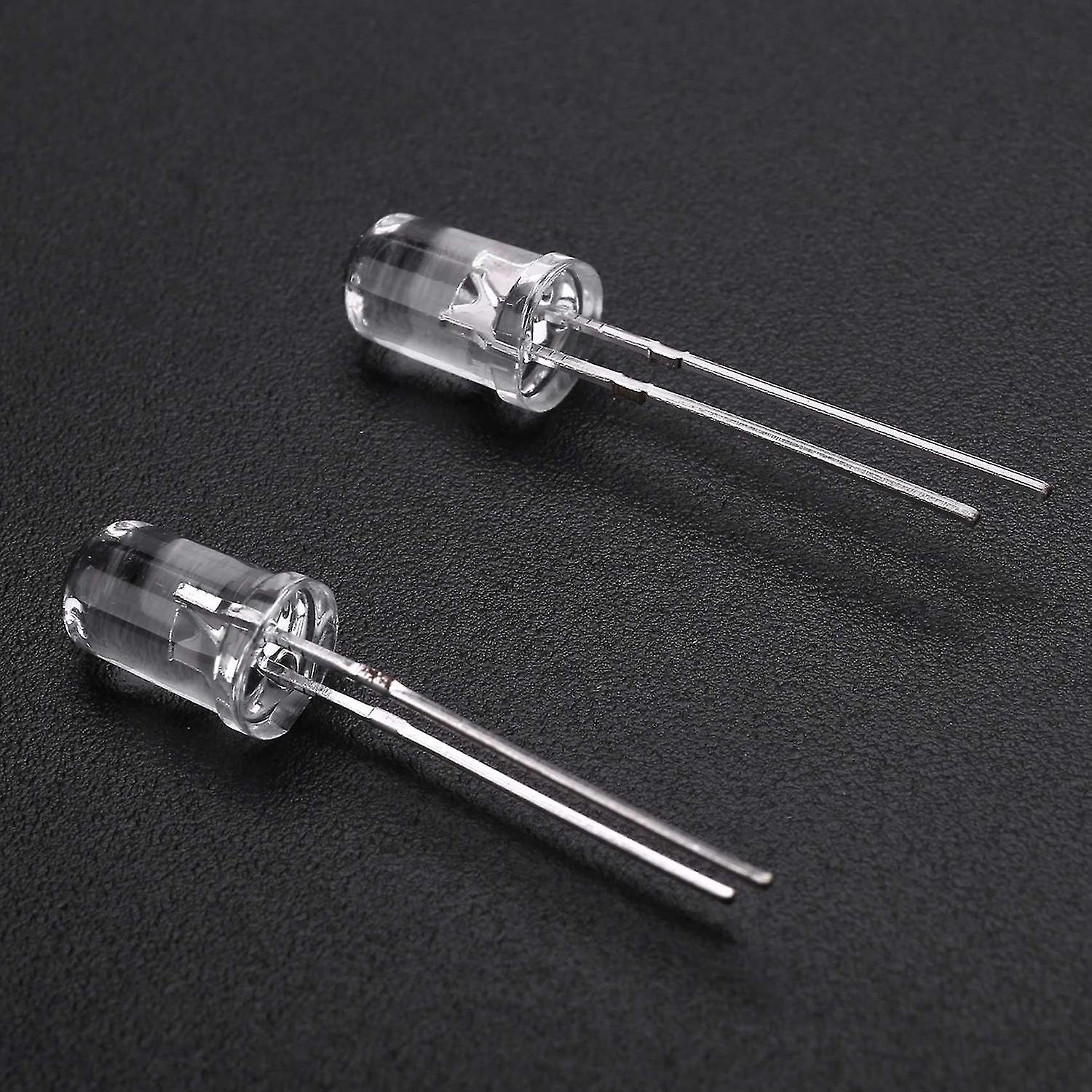 100 Pcs 5mm Warm Led Diode S 3v 20ma Bulb Electronics Compnts Emitting ...