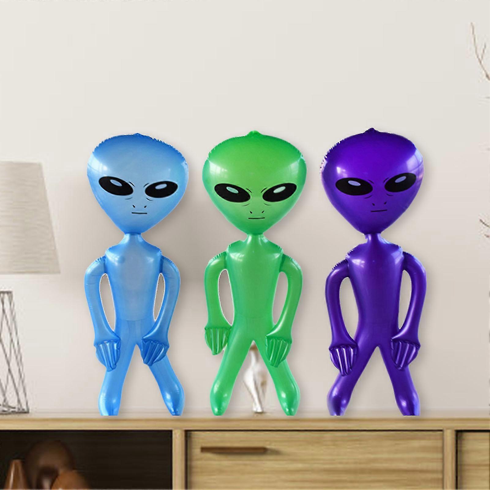35-inch Inflatable Alien Vivid Inflate Alien Toys Inflatable Figures ...