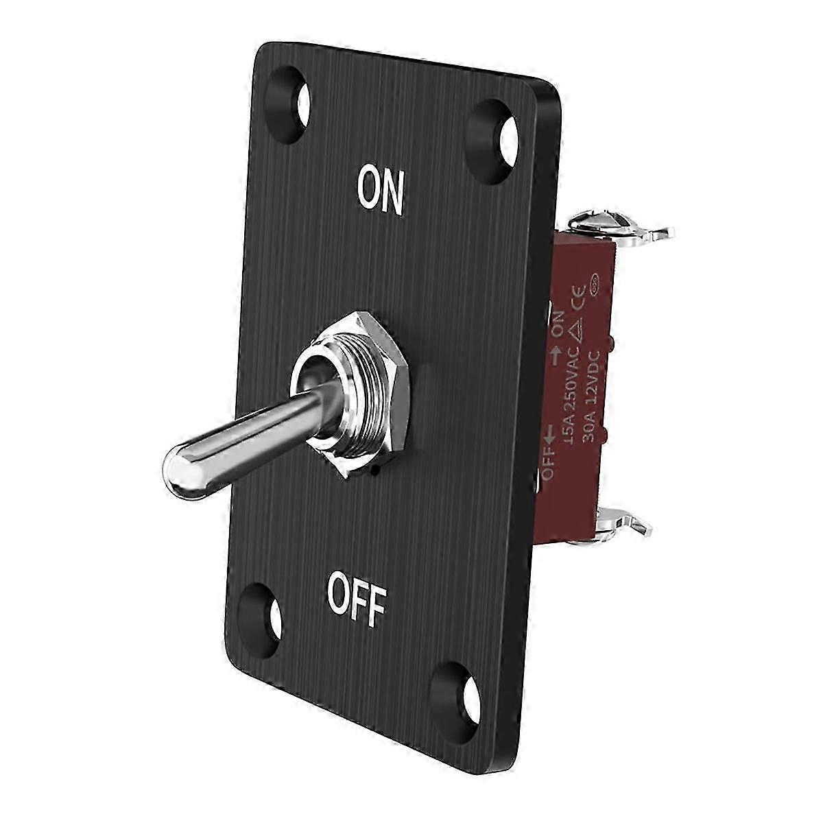 Heavy Duty Toggle Switch 12V DC30A Waterproof Toggle Switch 2 Pin ON ...