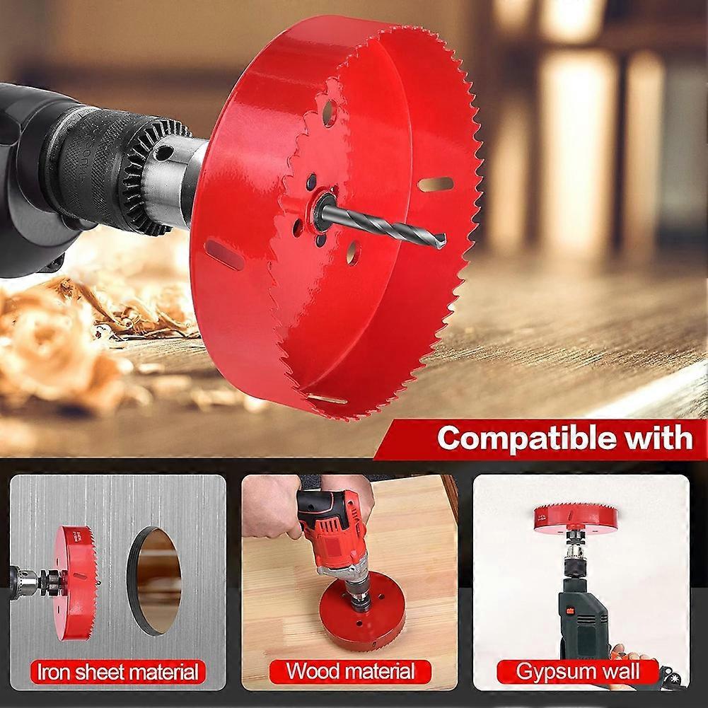 6 Inch Hole Saw - 152mm Bi-Metal Hole Cutter for Different Project with ...