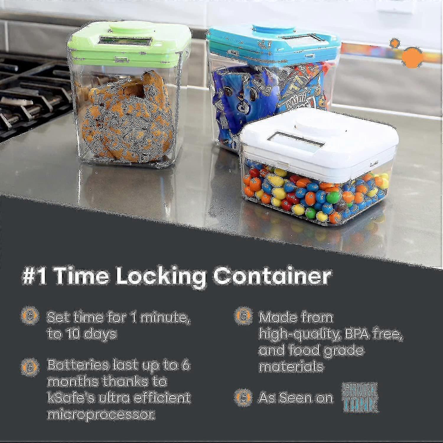 Time Locking Container , Timed Lock Box For Cell Phones, Snacks, And ...